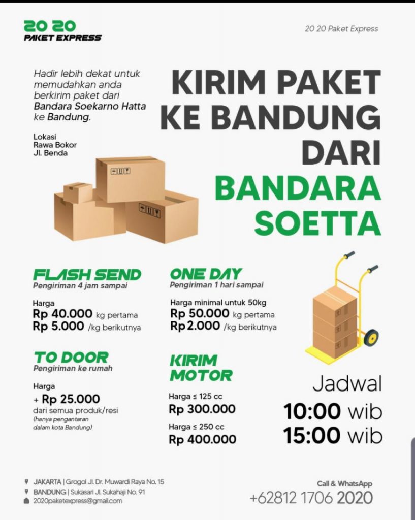 Kirim Paket Barang & Documen Bandung-jakarta Murah & Cepat - Murah dan ...